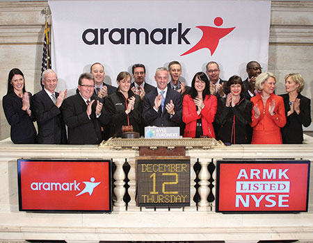Aramark Celebrates IPO on New York Stock Exchange | American Laundry News