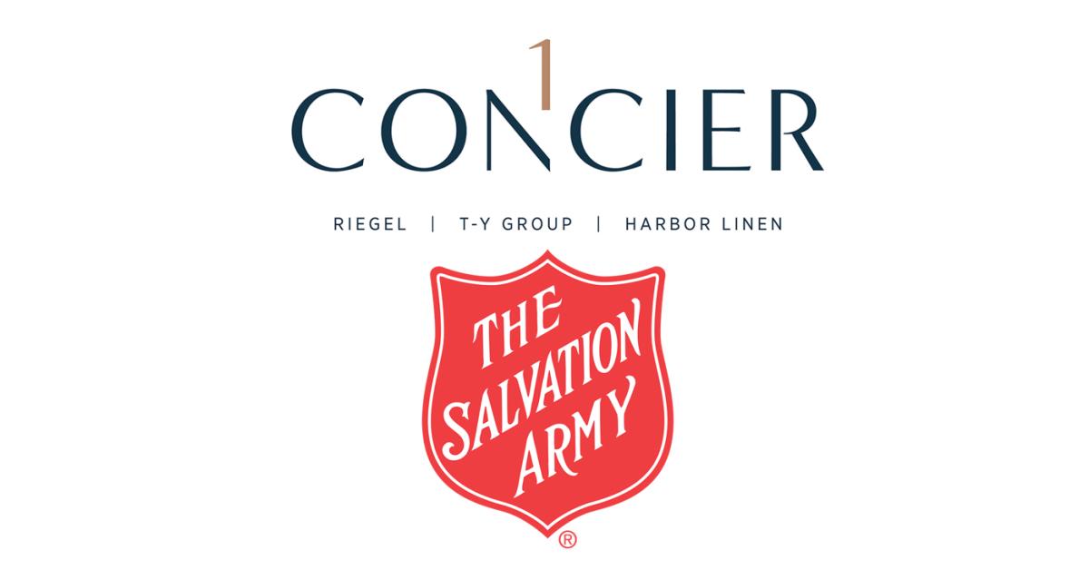 1Concier Donates to The Salvation Army | American Laundry News