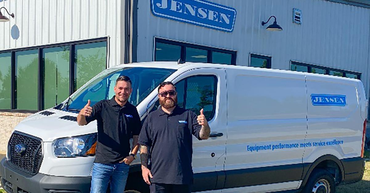 JENSEN USA Launches Fleet of Regional Service Vans | American Laundry News