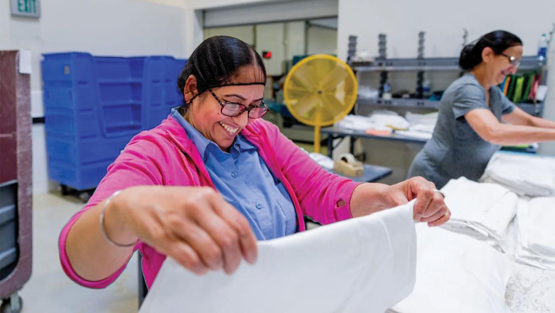 Employees of ‘All Abilities’ Make Laundry Successful | American Laundry ...