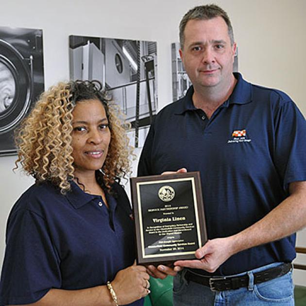 Virginia Linen Service Recognized with APSE Employer Award | American ...