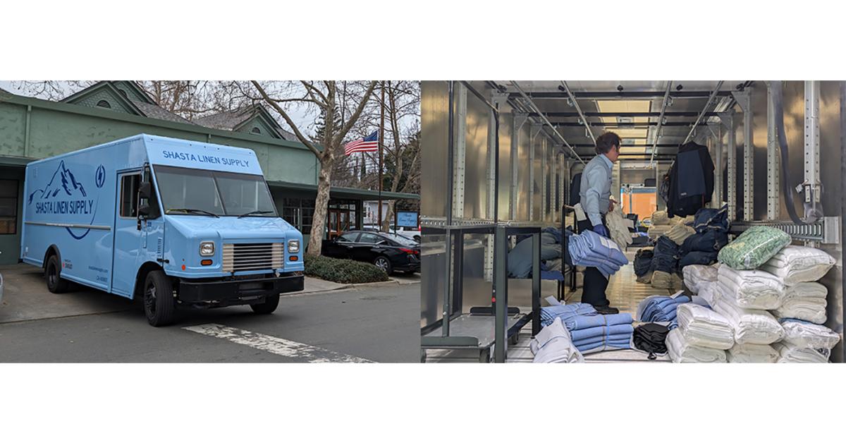 Shasta Linen Supply Electrifies Half of Delivery Fleet | American ...