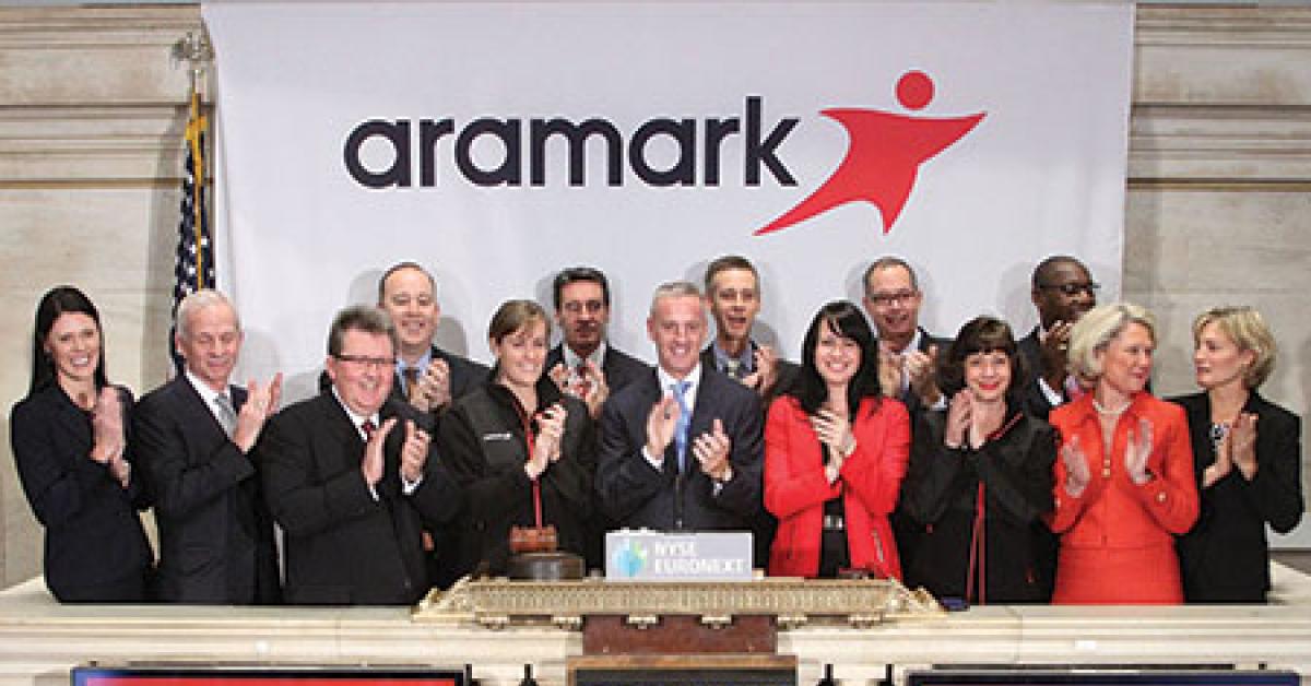 Aramark Celebrates IPO on New York Stock Exchange | American Laundry News