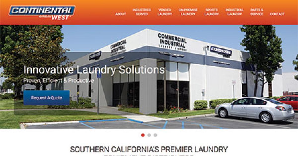 Continental Girbau West Unveils New Website | American Laundry News